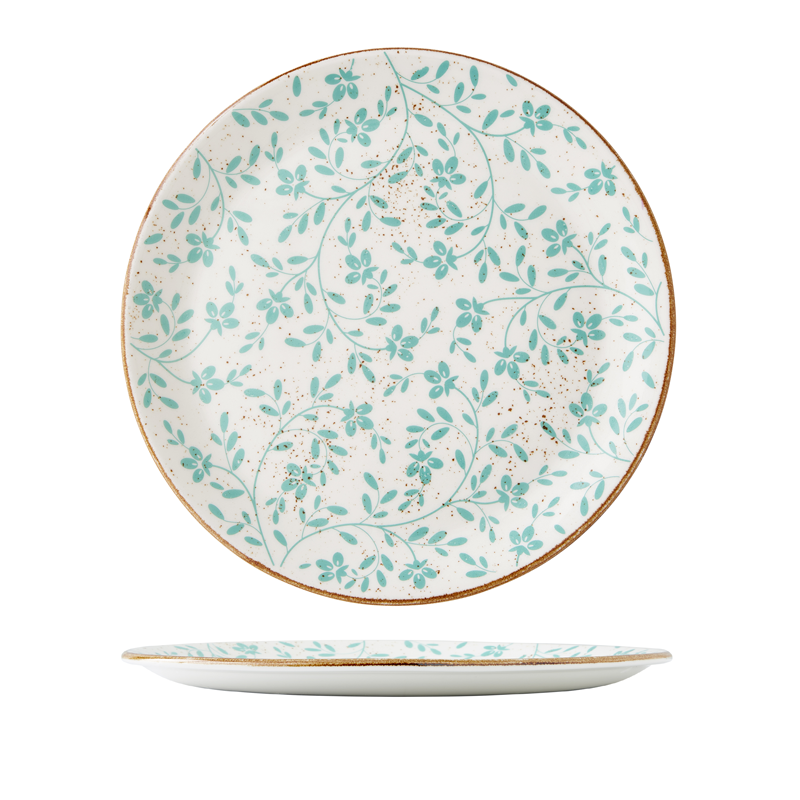 Steelite Teller Coupe 28 cm Impressions Flora Aqua, 24,90