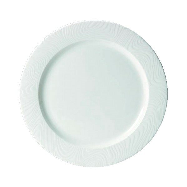 Steelite Teller 20,3 cm, schmale Fahne Optik Weiß, 10,60